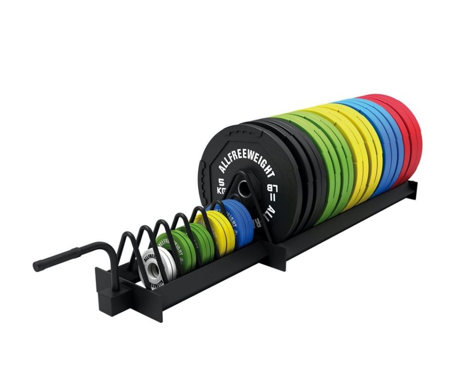 Horizontal Bumper Disc/Change Plate Rack | Techno Sport Tunisie