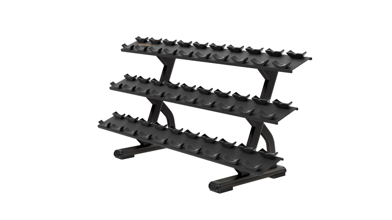 3 Tier 10 Pair Dumbbell Rack DISCOVERY | Techno Sport Tunisie